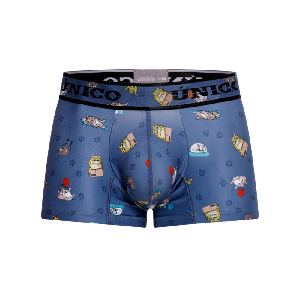 BOXER CORTO MICHO AZUL