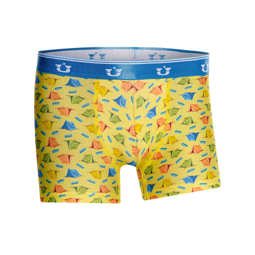 BOXER MEDIO INFANTIL CAMPING AMARILLO