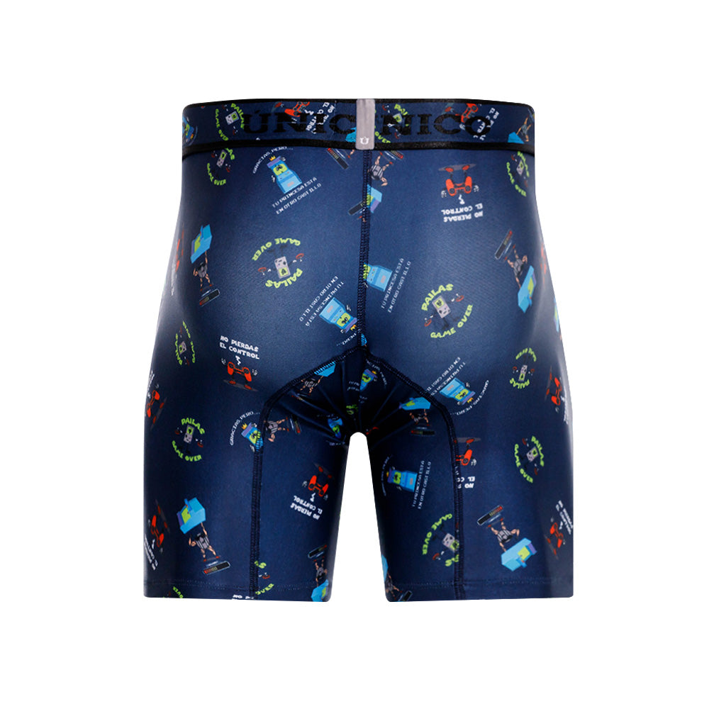 BOXER MEDIO GAME OVER AZUL